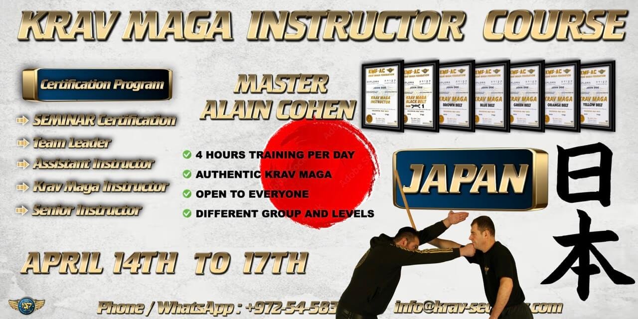 Krav Maga Course In Japan - Krav Maga Courses Worldwide – For Civilians ...